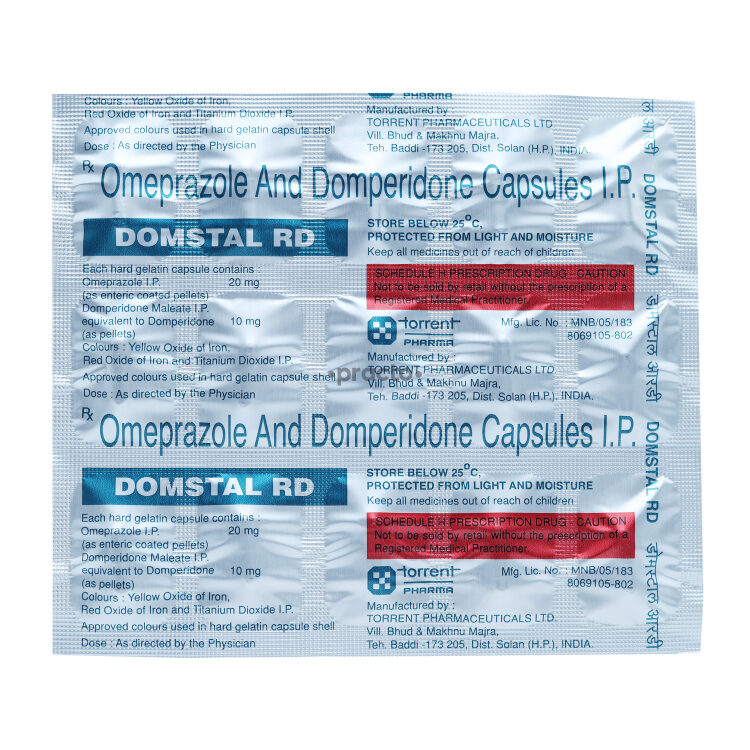 Domstal RD Capsule - Uses, Dosage, Side Effects, Price, Composition ...