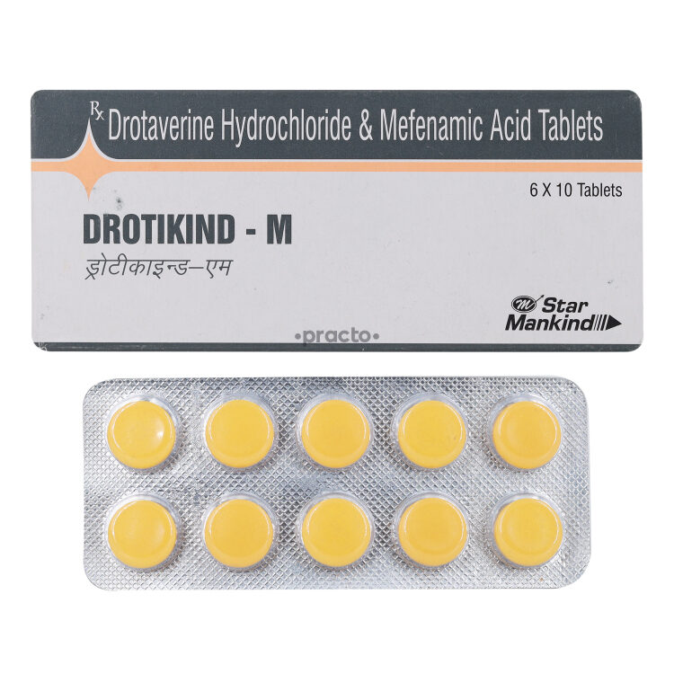 Drotikind M Tablet - Uses, Dosage, Side Effects, Price, Composition ...