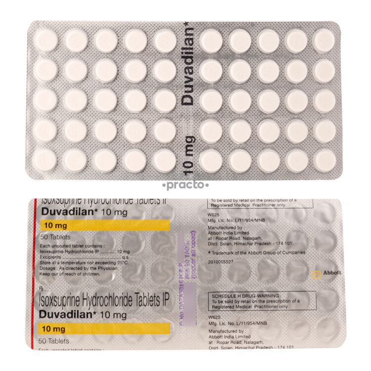 Duvadilan 10 MG Tablet - Uses, Dosage, Side Effects, Price, Composition ...