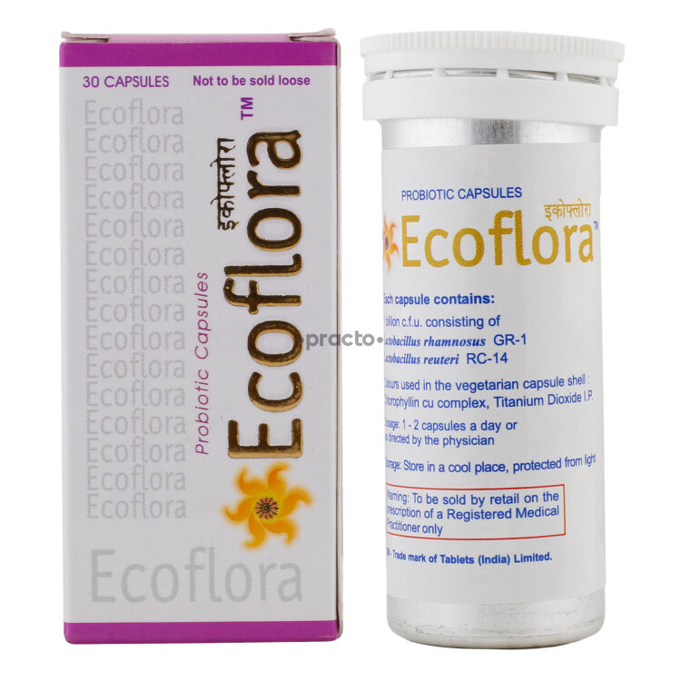Ecoflora Capsule - Uses, Dosage, Side Effects, Price, Composition | Practo