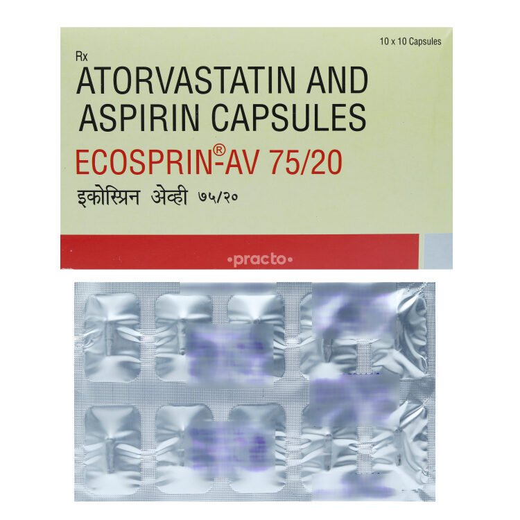 Ecosprin AV 75/20 Capsule - Uses, Dosage, Side Effects, Price ...