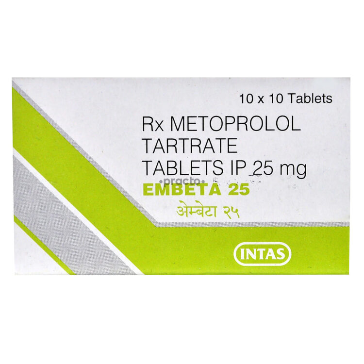 Embeta 25 MG Tablet - Uses, Dosage, Side Effects, Price, Composition ...