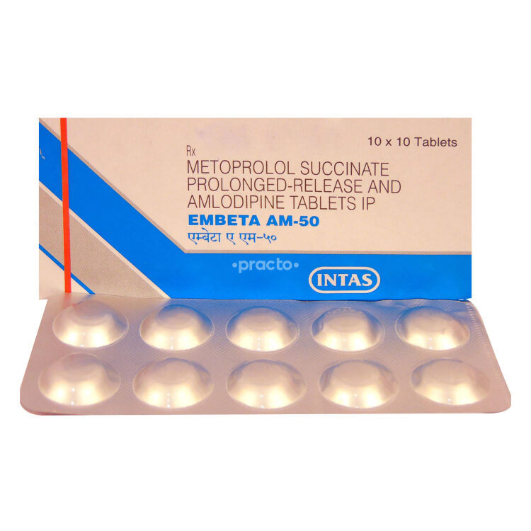 Embeta Am (5/50 mg) Tablet - Uses, Dosage, Side Effects, Price ...
