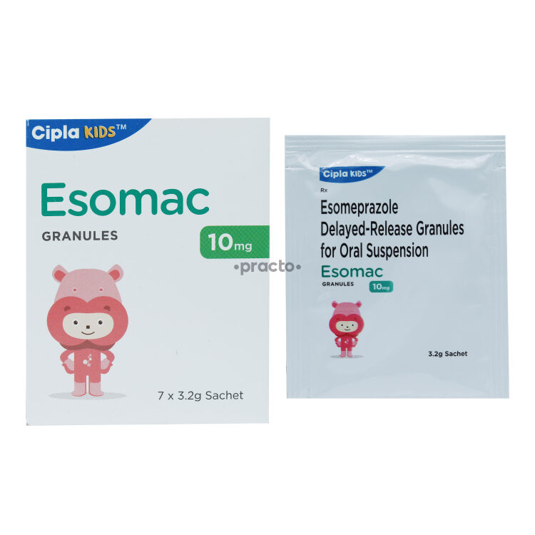Esomac 10 MG Granules - Uses, Dosage, Side Effects, Price, Composition ...