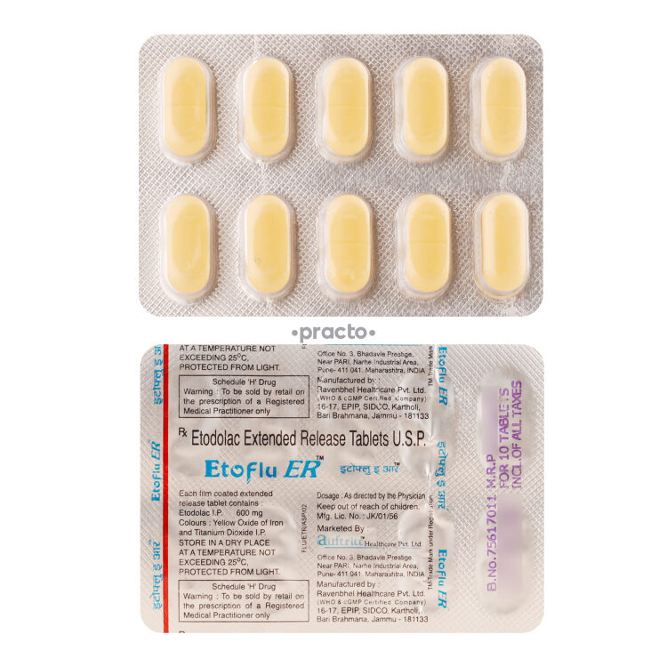 Etoflu ER Tablet - Uses, Dosage, Side Effects, Price, Composition | Practo