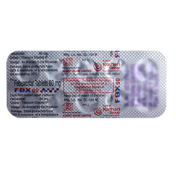 Fbx 80 MG Tablet - Uses, Dosage, Side Effects, Price, Composition | Practo