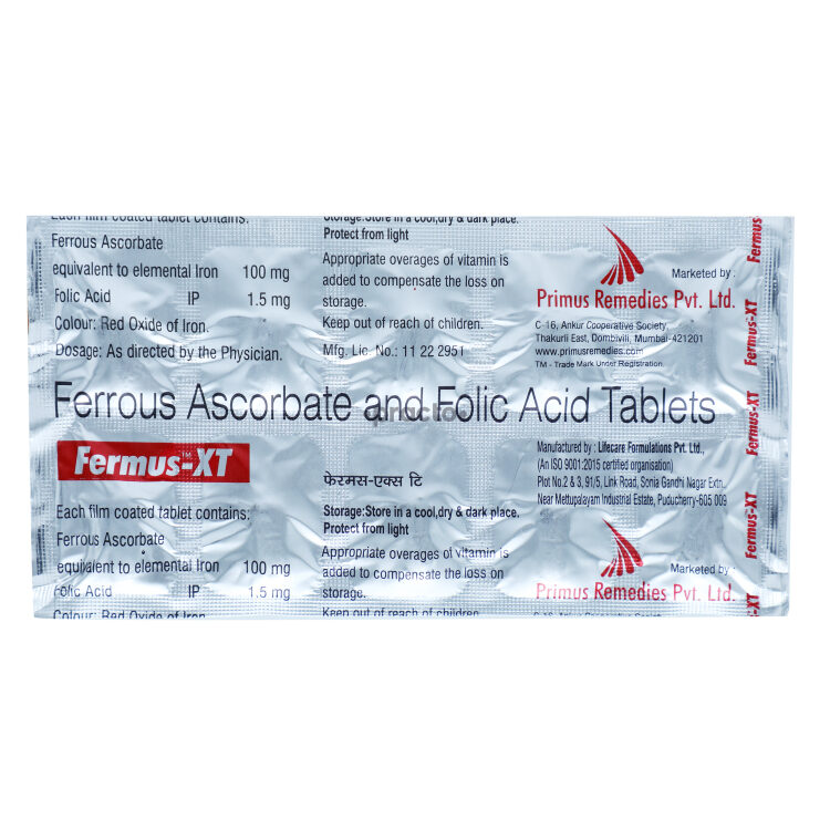 Fermus Xt Tablet - Uses, Dosage, Side Effects, Price, Composition | Practo