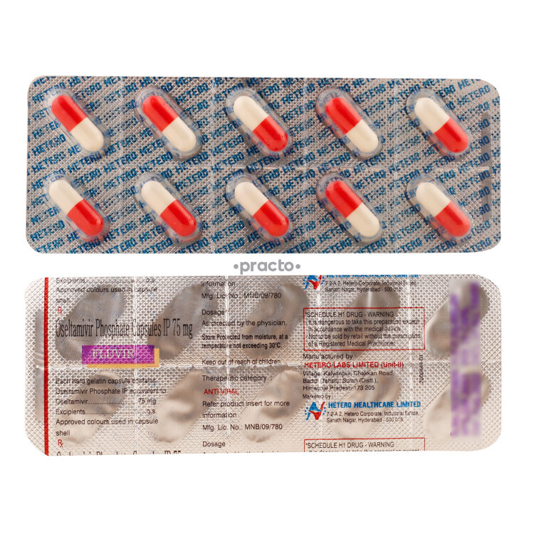 Fluvir 75 mg Capsule - Uses, Dosage, Side Effects, Price, Composition ...