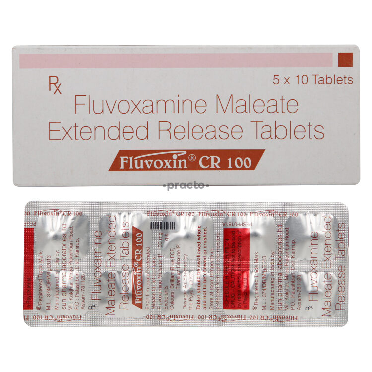 Fluvoxin 100 mg Tablet CR - Uses, Dosage, Side Effects, Price ...