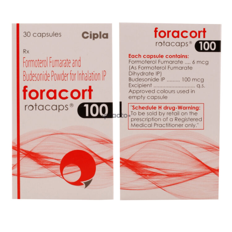 Foracort-100 Rotacaps - Uses, Dosage, Side Effects, Price, Composition ...