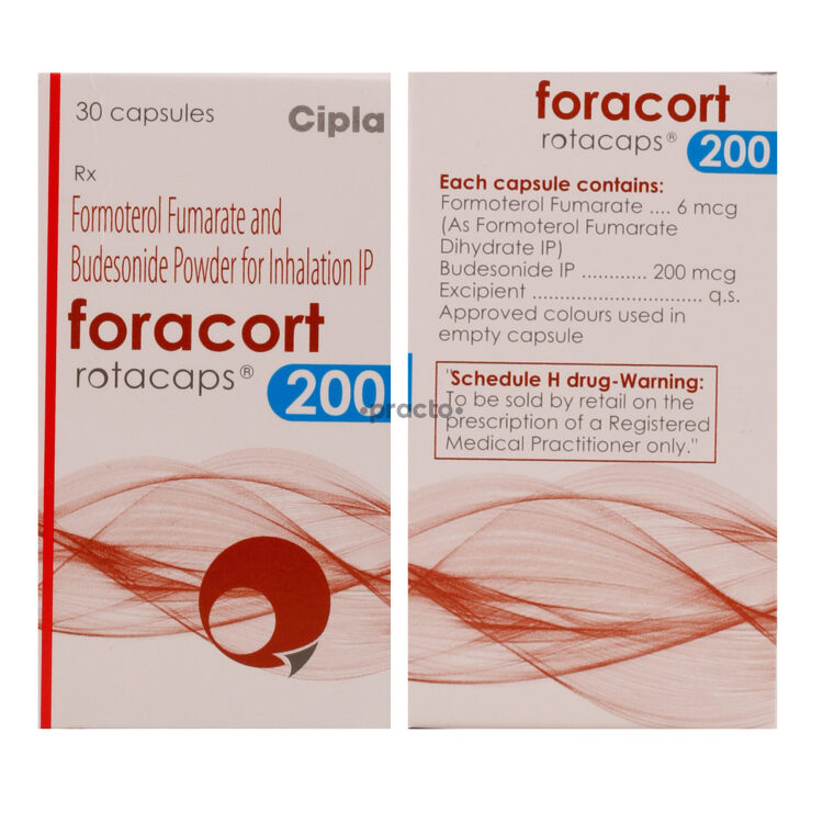 Foracort-200 Rotacaps - Uses, Dosage, Side Effects, Price, Composition ...