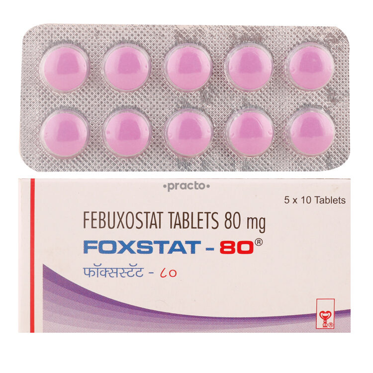 Foxstat 80 MG Tablet - Uses, Dosage, Side Effects, Price, Composition ...