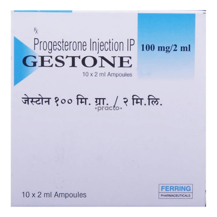 Gestone 100 MG Injection - Uses, Dosage, Side Effects, Price ...