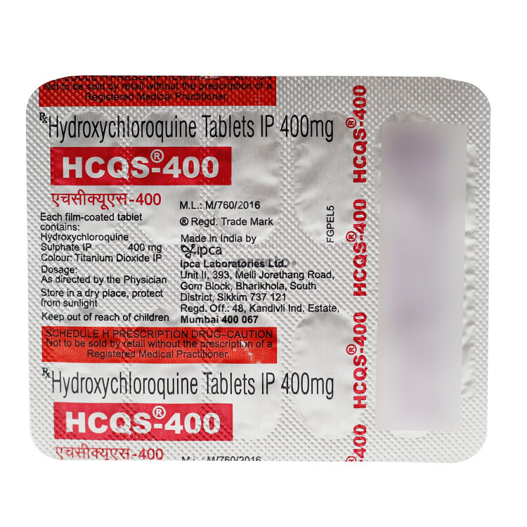 Hcqs 400 mg Tablet - Uses, Dosage, Side Effects, Price, Composition | Practo