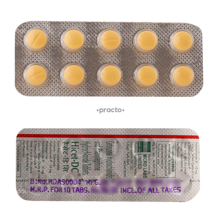 Hicet DC Tablet Uses Dosage Side Effects Price Composition Practo