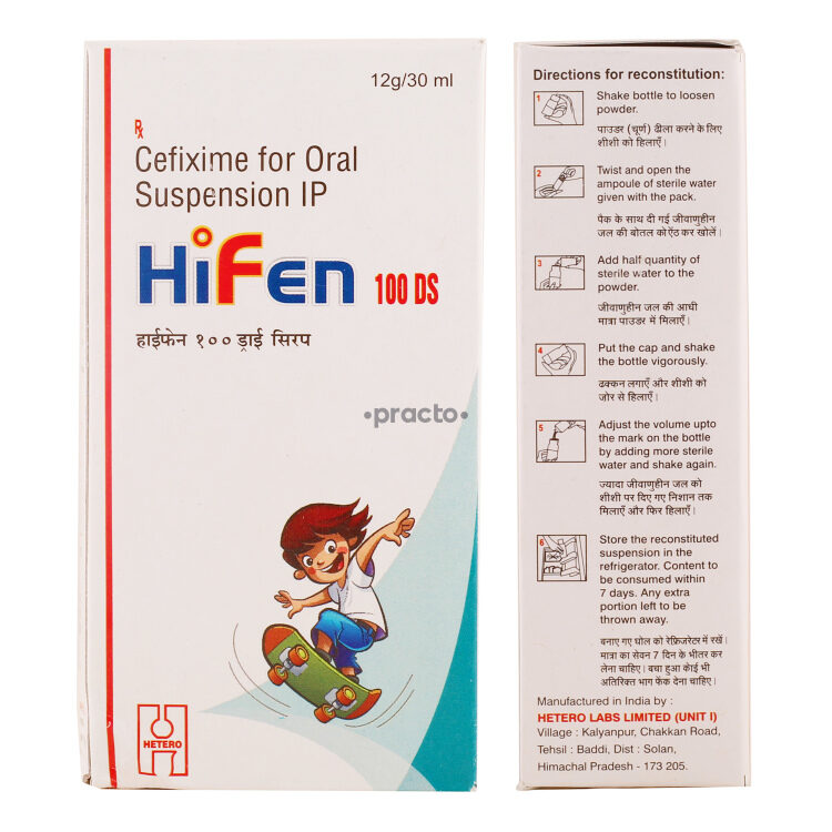 Hifen 100 MG Dry Syrup - Uses, Dosage, Side Effects, Price, Composition ...