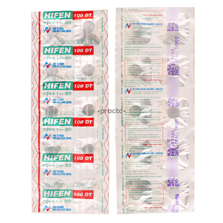 Hifen 100 MG Tablet DT - Uses, Dosage, Side Effects, Price, Composition ...