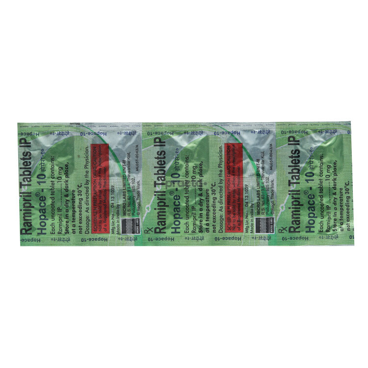 Hopace 10 MG Tablet - Uses, Dosage, Side Effects, Price, Composition ...