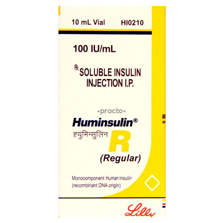 Huminsulin R 100 IU Injection - Uses, Dosage, Side Effects, Price ...
