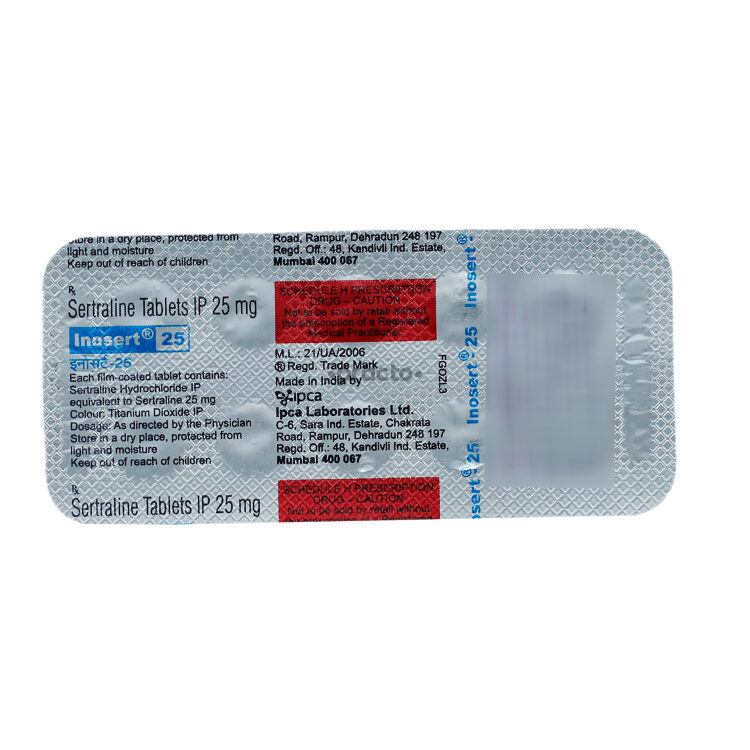 Inosert 25 MG Tablet - Uses, Dosage, Side Effects, Price, Composition ...