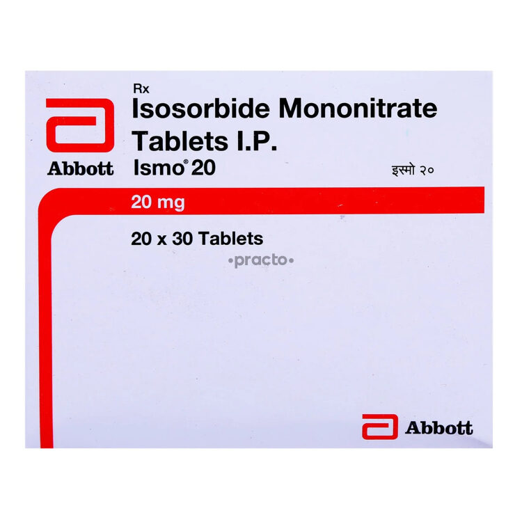 Ismo 20 MG Tablet - Uses, Dosage, Side Effects, Price, Composition | Practo