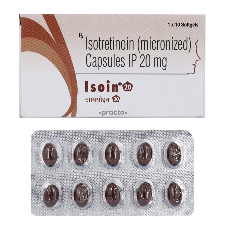 Isoin 20 MG Capsule - Uses, Dosage, Side Effects, Price, Composition ...