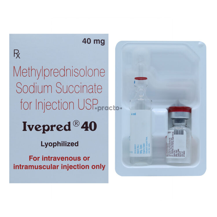 Ivepred 40 MG Injection - Uses, Dosage, Side Effects, Price ...