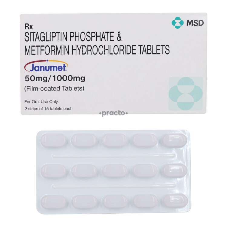 Janumet 1000 50 Mg Tablet Uses Dosage Side Effects Price
