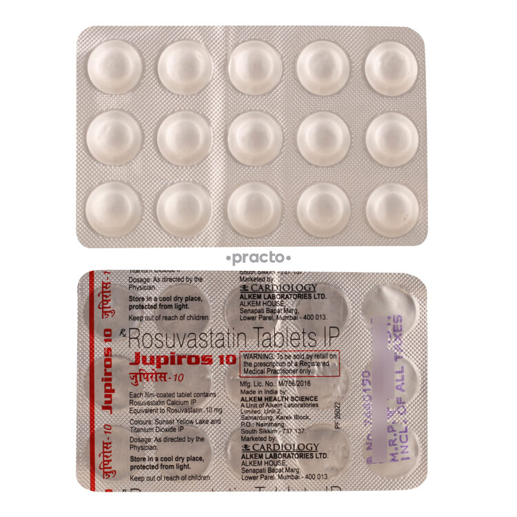 Jupiros 10 MG Tablet - Uses, Dosage, Side Effects, Price, Composition ...