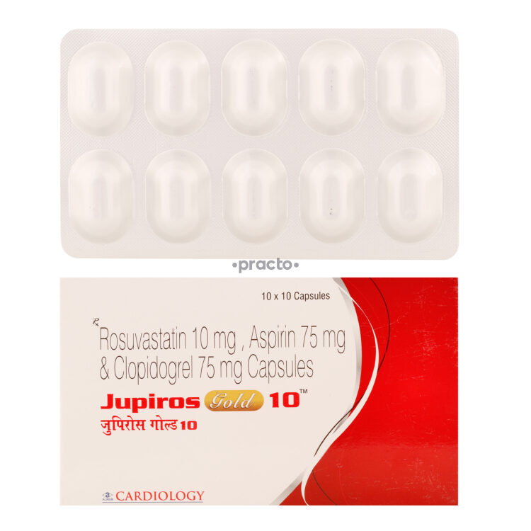 Jupiros Gold 10 Capsule - Uses, Dosage, Side Effects, Price ...