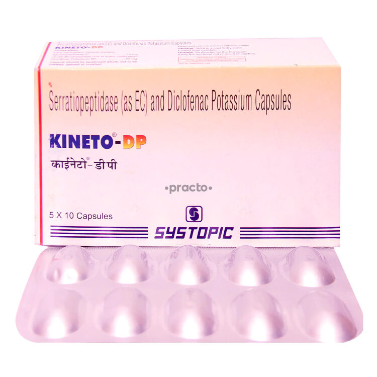 Kineto Dp (50/15 mg) Capsule - Uses, Dosage, Side Effects, Price ...