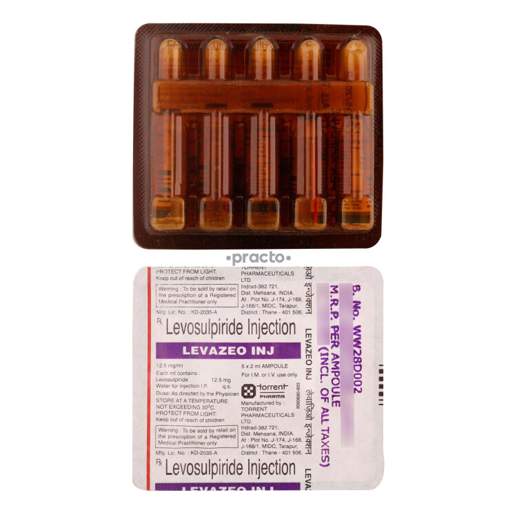 Levazeo 12.5 MG Injection - Uses, Dosage, Side Effects, Price ...