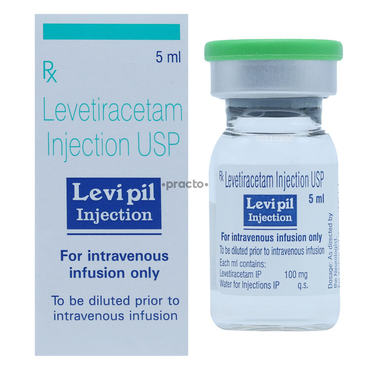 Levipil 100 MG Injection - Uses, Dosage, Side Effects, Price ...