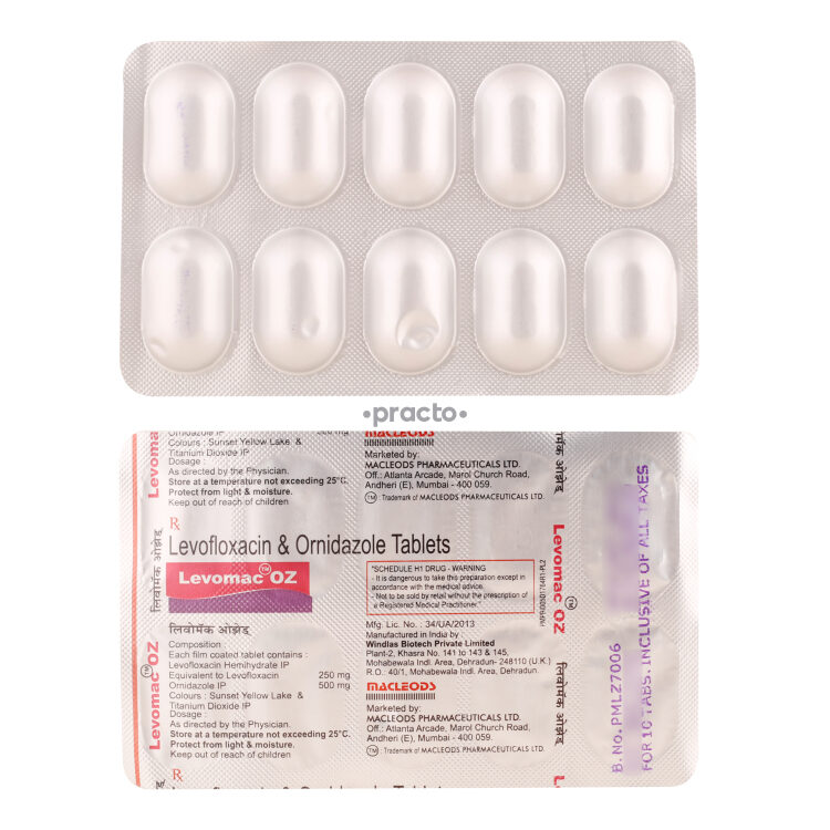 Levomac OZ Tablet - Uses, Dosage, Side Effects, Price, Composition | Practo