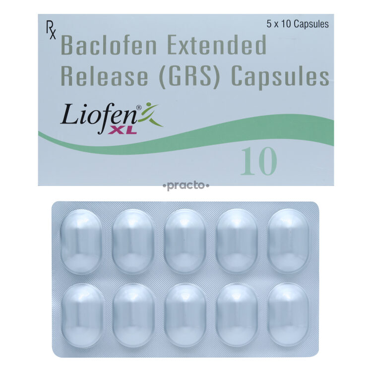 Liofen Xl 10 MG Capsule XL - Uses, Dosage, Side Effects, Price ...