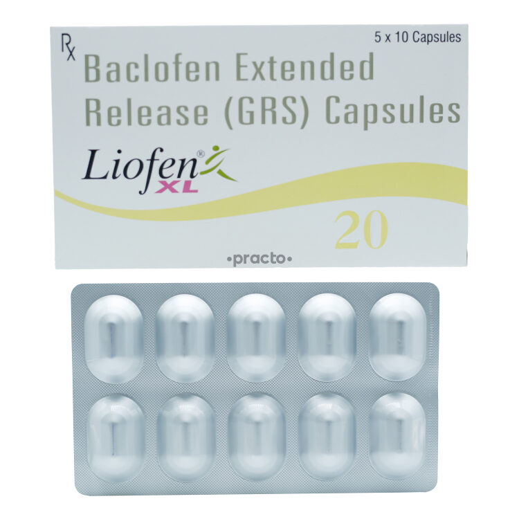 Liofen Xl 20 MG Capsule XL - Uses, Dosage, Side Effects, Price ...