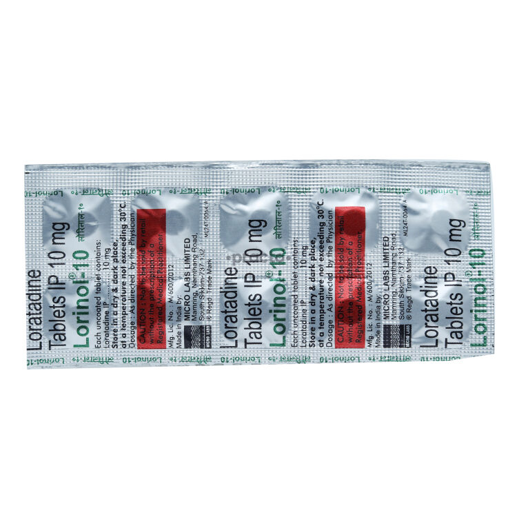 Lorinol 10 MG Tablet - Uses, Dosage, Side Effects, Price, Composition ...