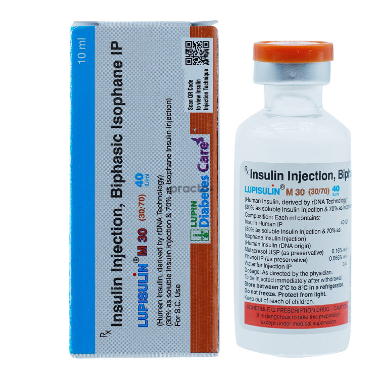 Human Insulin Lupisulin R 40IU/ml Solution For Injection,
