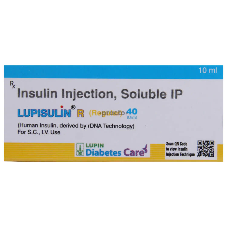 LUPISULIN-R 40 IU INJECTION - Uses, Dosage, Side Effects, Price ...
