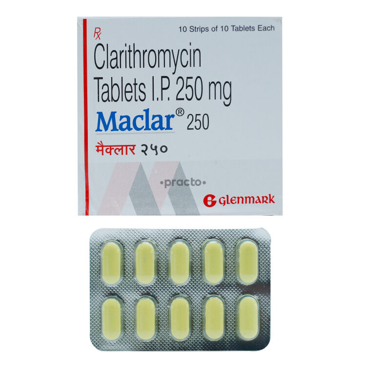 Maclar 250 MG Tablet - Uses, Dosage, Side Effects, Price, Composition ...