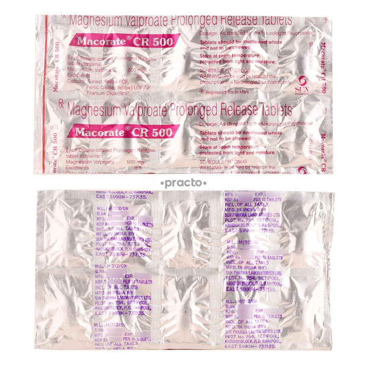 Macorate CR 500 Tablet - Uses, Dosage, Side Effects, Price, Composition ...