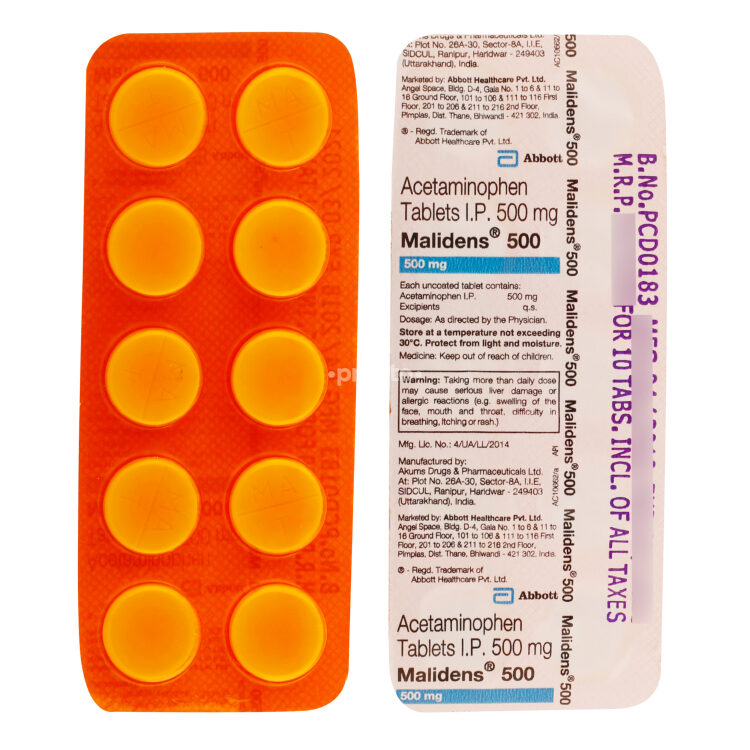 Malidens 500 MG Tablet - Uses, Dosage, Side Effects, Price, Composition ...