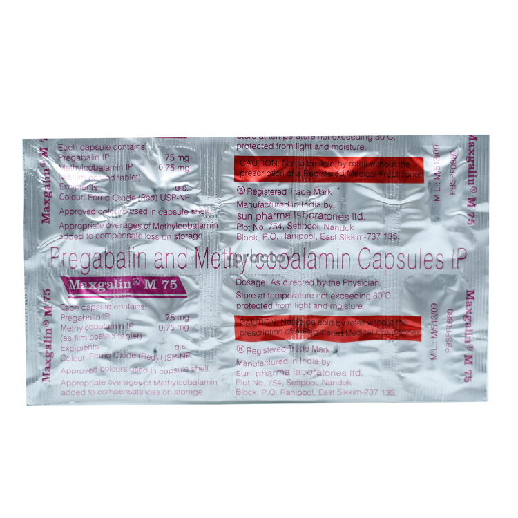 Maxgalin M 75 Capsule - Uses, Dosage, Side Effects, Price, Composition ...