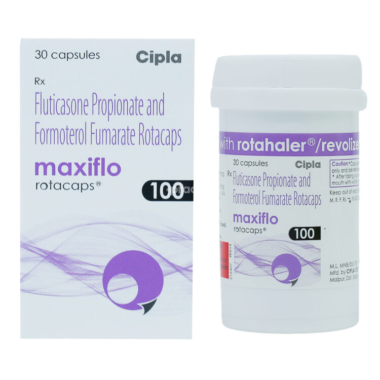 Maxiflo 100 Rotacaps - Uses, Dosage, Side Effects, Price, Composition ...