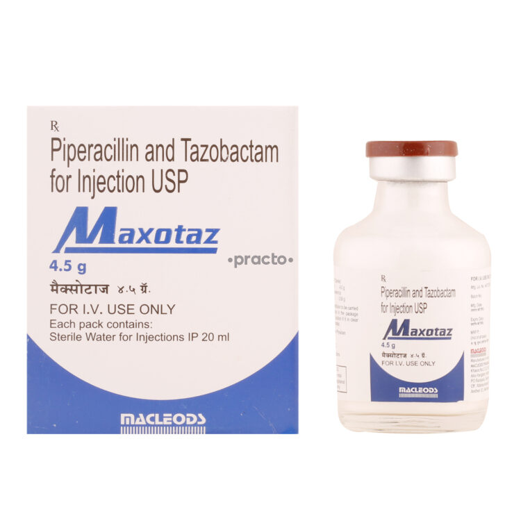 Maxotaz 4.5 Injection - Uses, Dosage, Side Effects, Price, Composition ...
