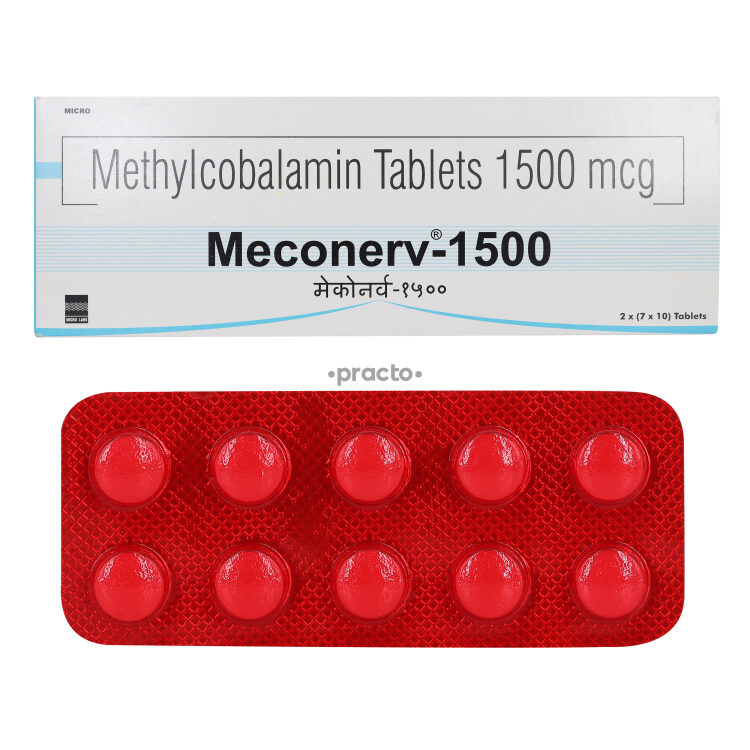 Meconerv 1500 MCG Tablet Uses Dosage Side Effects Price