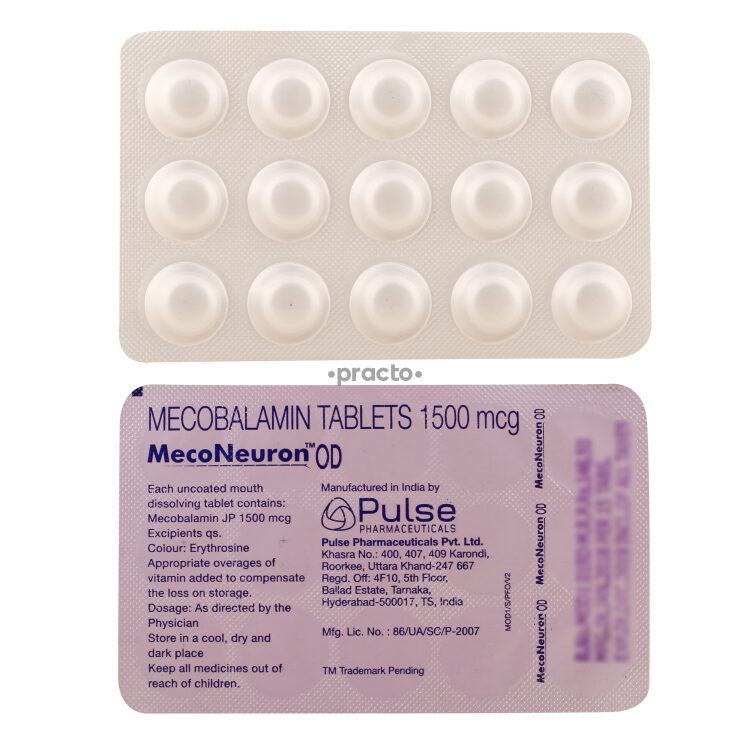 Meconeuron OD Tablet - Uses, Dosage, Side Effects, Price, Composition ...