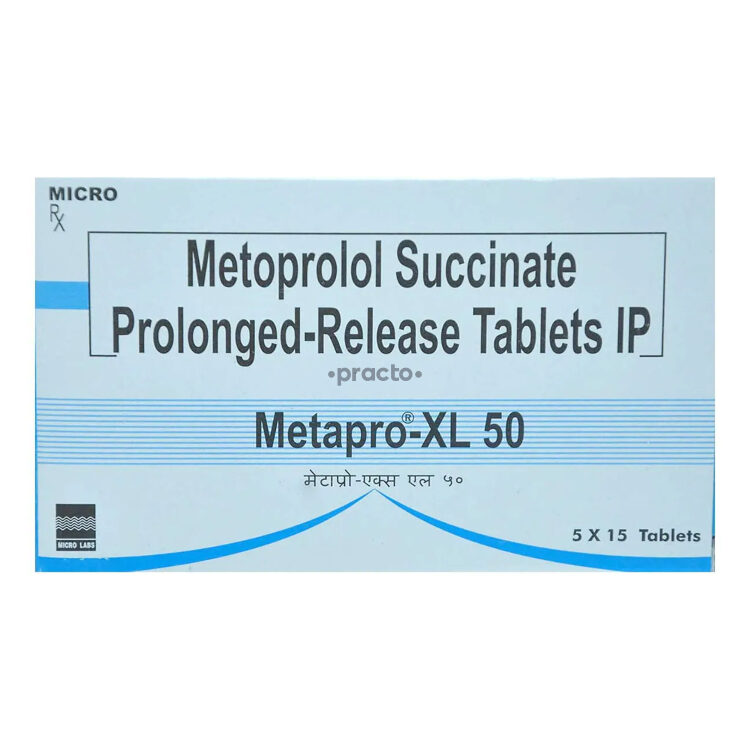 Metapro Xl 50 MG Tablet - Uses, Dosage, Side Effects, Price ...