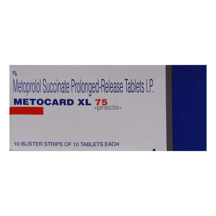 Metocard Xl 75 MG Tablet XL - Uses, Dosage, Side Effects, Price, Composition | Practo