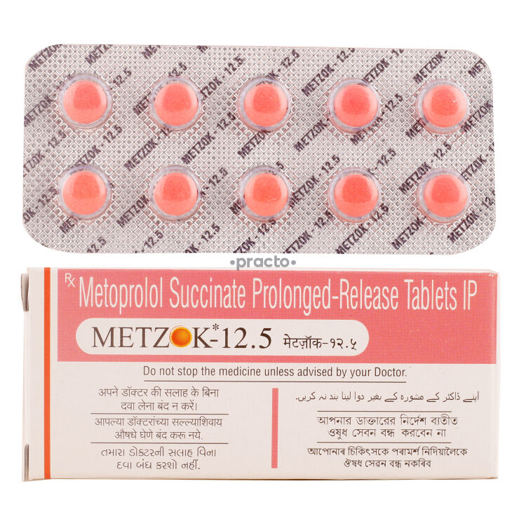 Metzok 12.5 MG Tablet - Uses, Dosage, Side Effects, Price, Composition ...